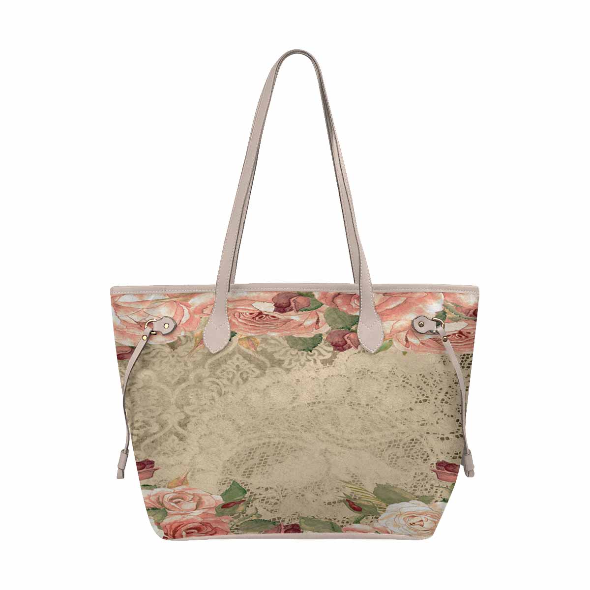 Victorian printed lace handbag, MODEL 1695361 Design 25 – VictorianTimes